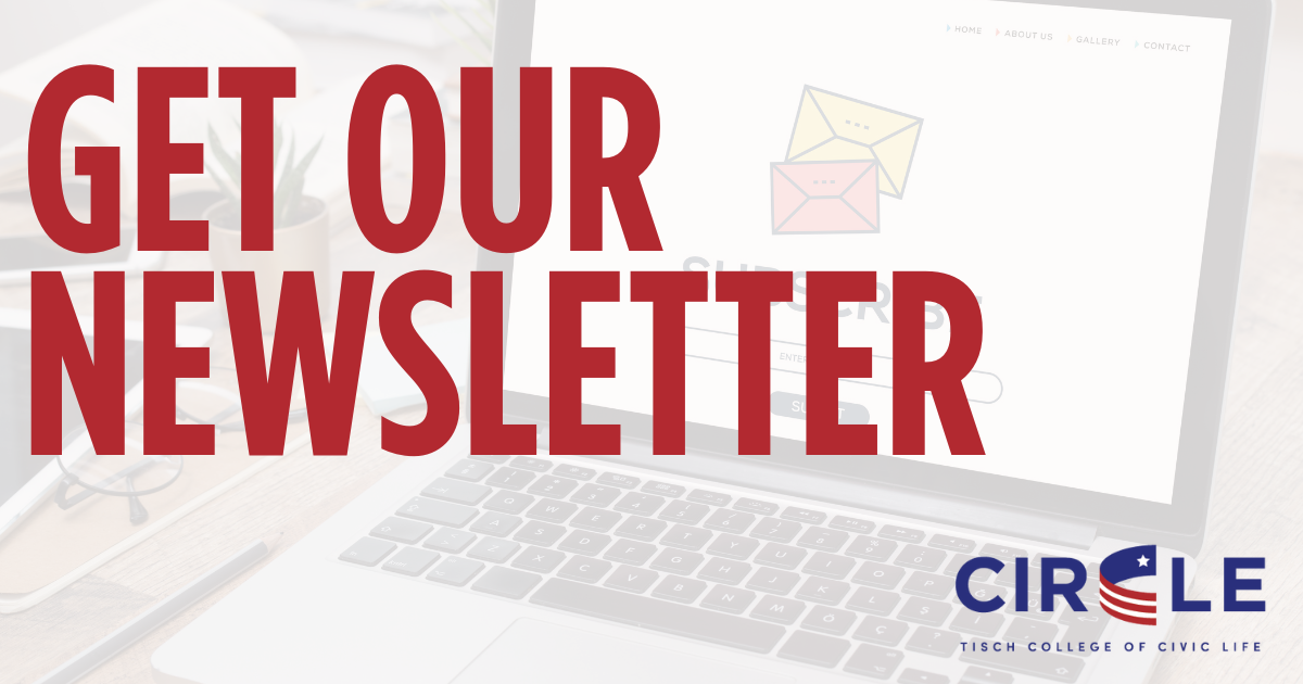 Sign Up for the CIRCLE Newsletter | CIRCLE